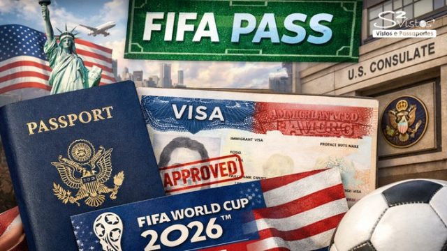Fifa Pass Visto Americano - Brasileiros na Copa do Mundo 2026